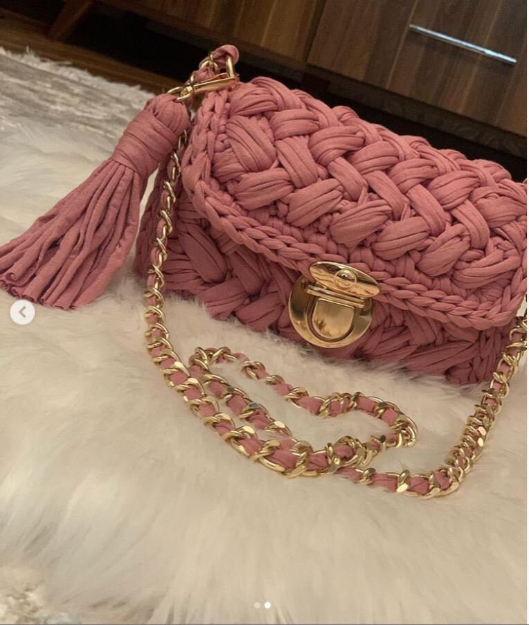 Knitted Bag Gift for Her Luxury Fashion Handmade Bag for Women - Etsy
