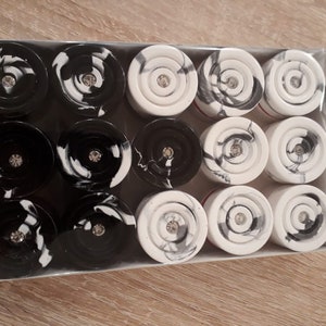 Handmade Luxury MARBLE Backgammon and Checkers Pieces Chips MARBLE ...