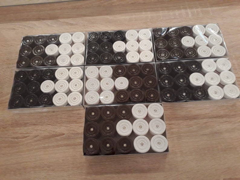 Handmade Luxury MARBLE Backgammon and Checkers Pieces Chips MARBLE ...