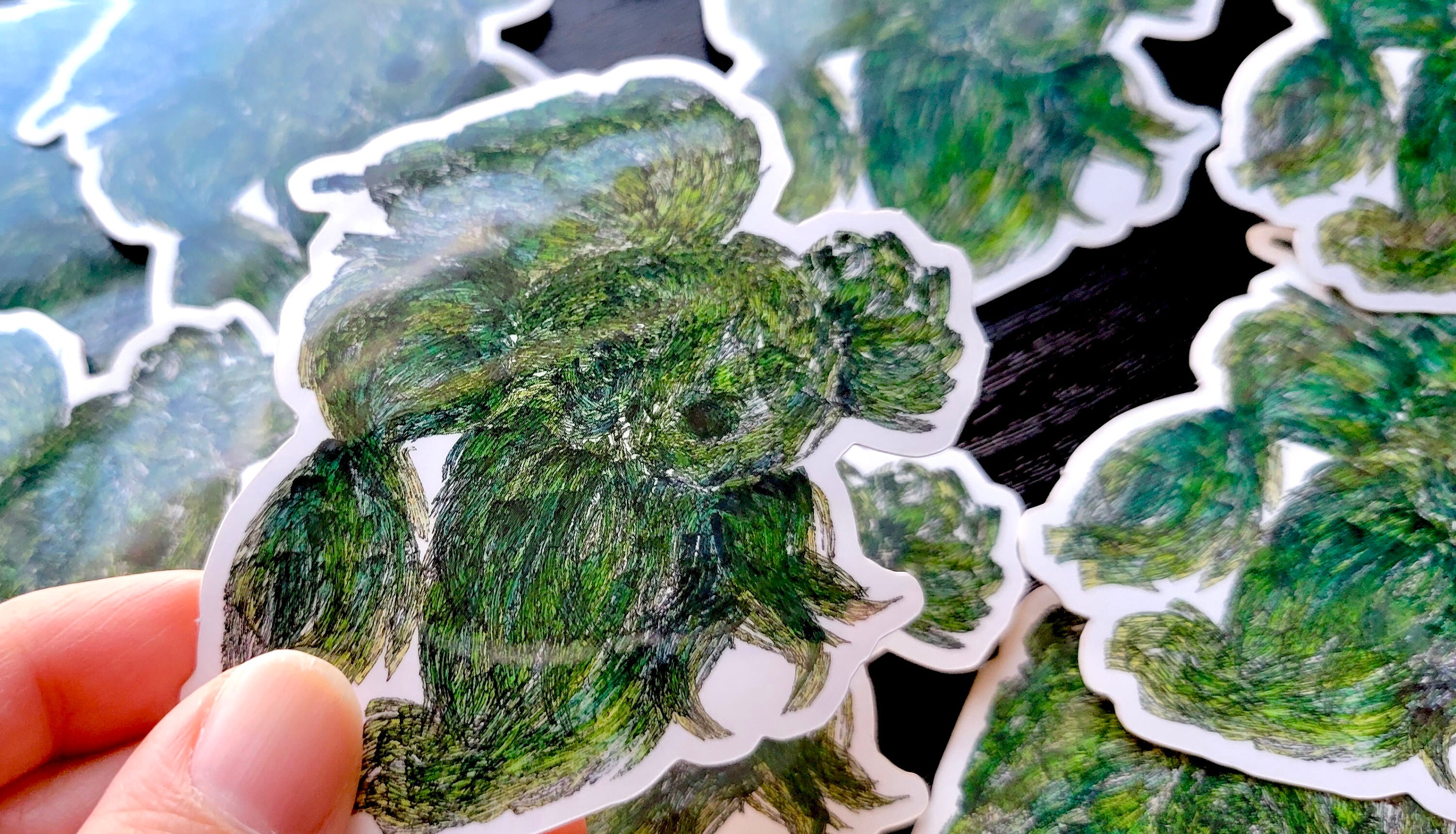 Sticker Set, Vinyl Waterproof Sticker, Glossy Finish, Butterfly, Snail ...