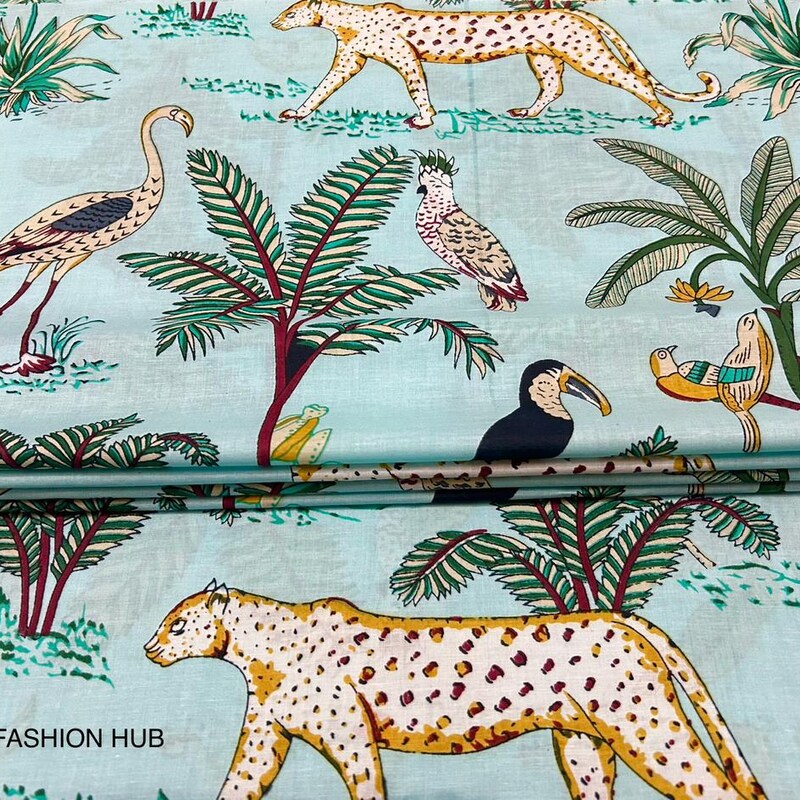Jungle Theme Fabric - Etsy