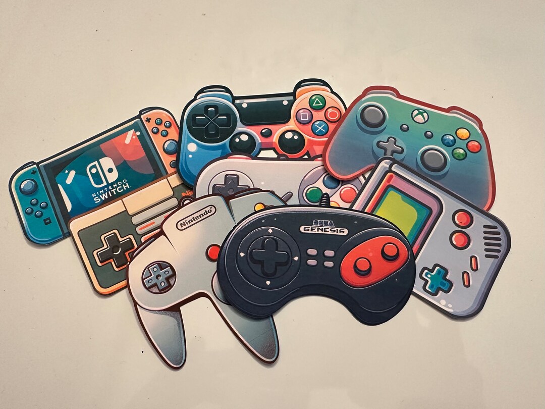 8 Unique Video Game Controller Stickers - Etsy