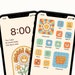 Cute Retro Icons for Ios 16, Vintage Aesthetic, Vintage Vibe, Boho ...