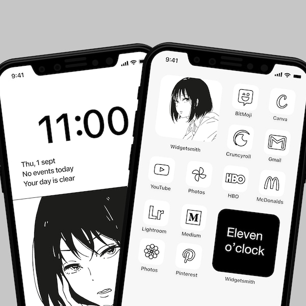 Ios 14 Anime Icons - Etsy