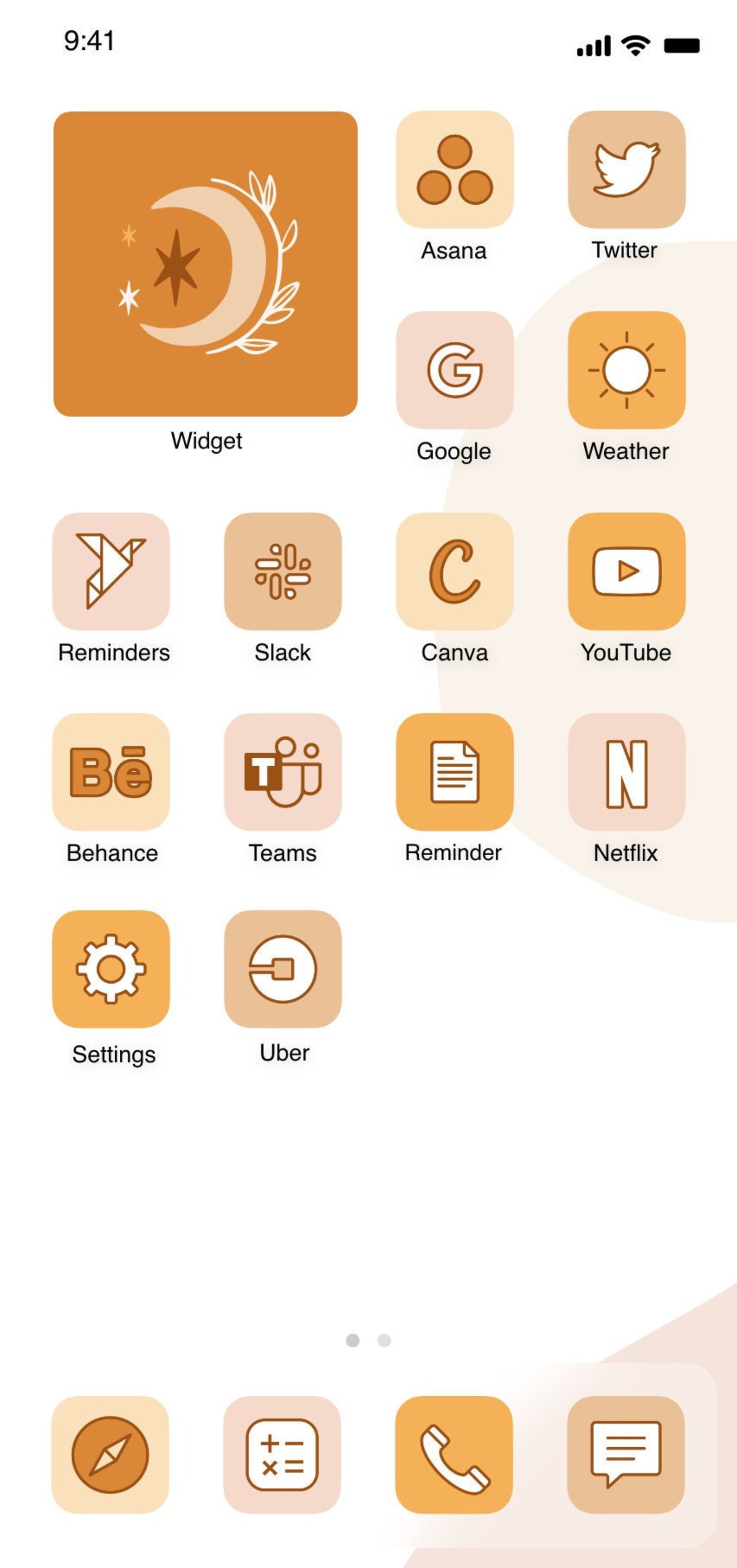 Bohemian Icon Pack 720 Boho Themed Iphone App Icons Ios 14 - Etsy