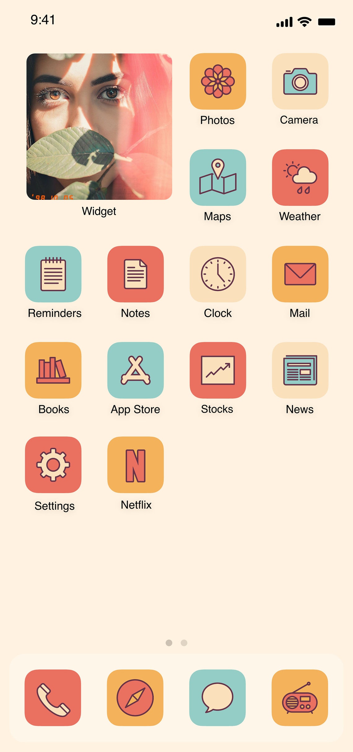 Retro App Icon 720 Vintage Iphone App Icon Ios 15 Icon Pack | Etsy
