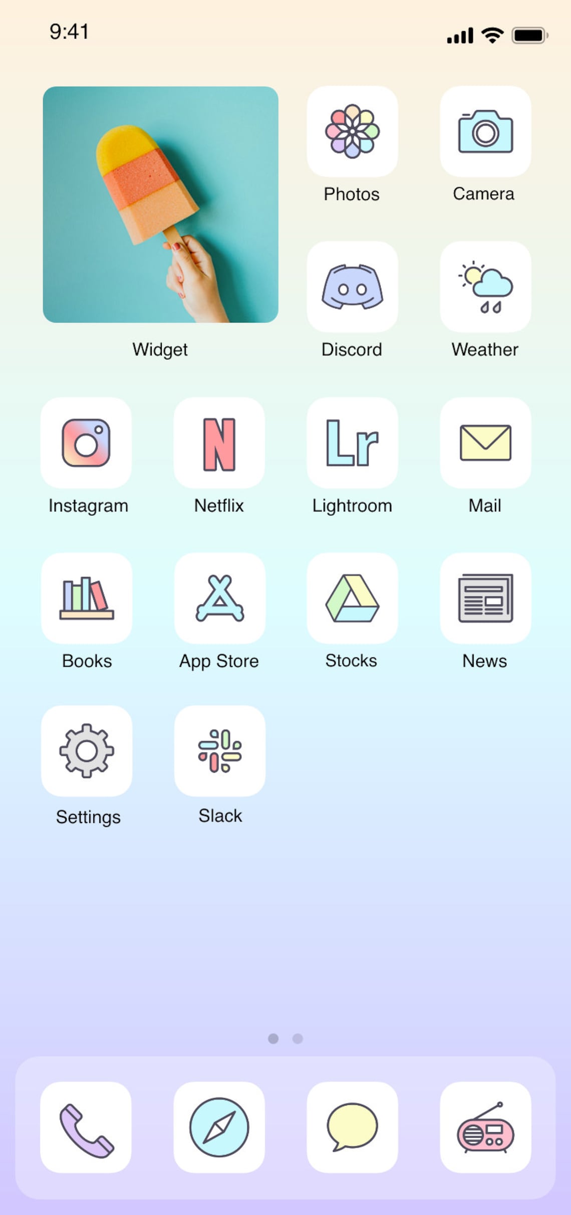 Pastel App Icons, Kawaii Pastel App Icons, Rainbow Pastel iPhone Icons ...