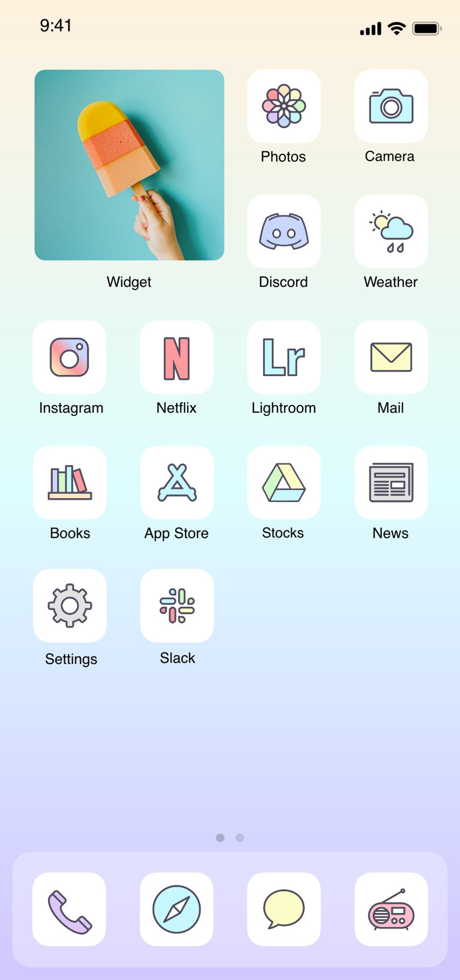 Pastel App Icons, Kawaii Pastel App Icons, Rainbow Pastel iPhone Icons ...