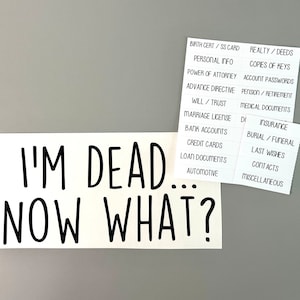 My Drop Dead File workbook, Preparing Final Wishes so Survivors Don't ...