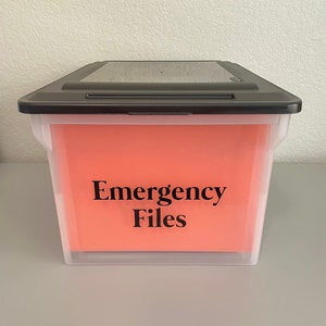 End of Life DIY File Kit, Emergency File Kit, Caretaker File Kit, I'm ...