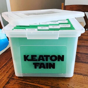 Children's Milestone Box DIY Kit Kids Memory Milestone - Etsy