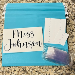Teacher/classroom File Organizer DIY Kit | Classroom Mailbox ...