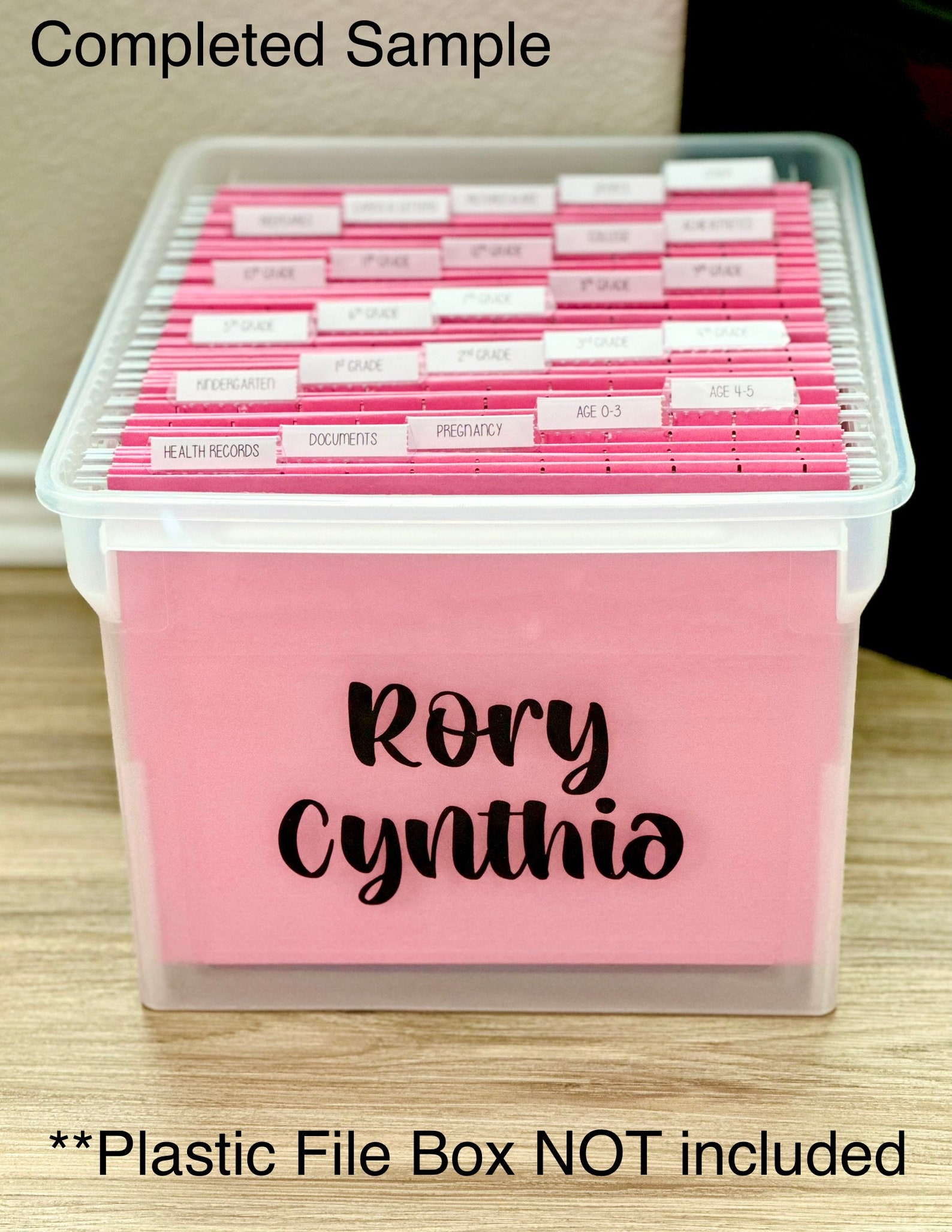 Children's Milestone Box DIY Kit Kids Memory Box Kit School Memory Box ...