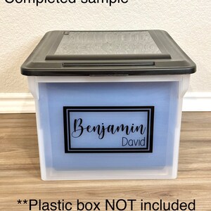 Children's Milestone Box DIY Kit, Kids Memory Box Kit, School Memory ...