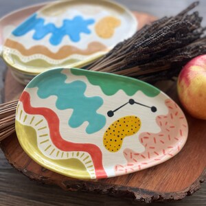 Modern Ceramic Tray - Etsy