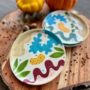 Round Ceramic Tray (plate) - Etsy