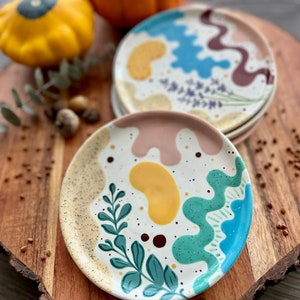 Round Ceramic Tray (plate) - Etsy