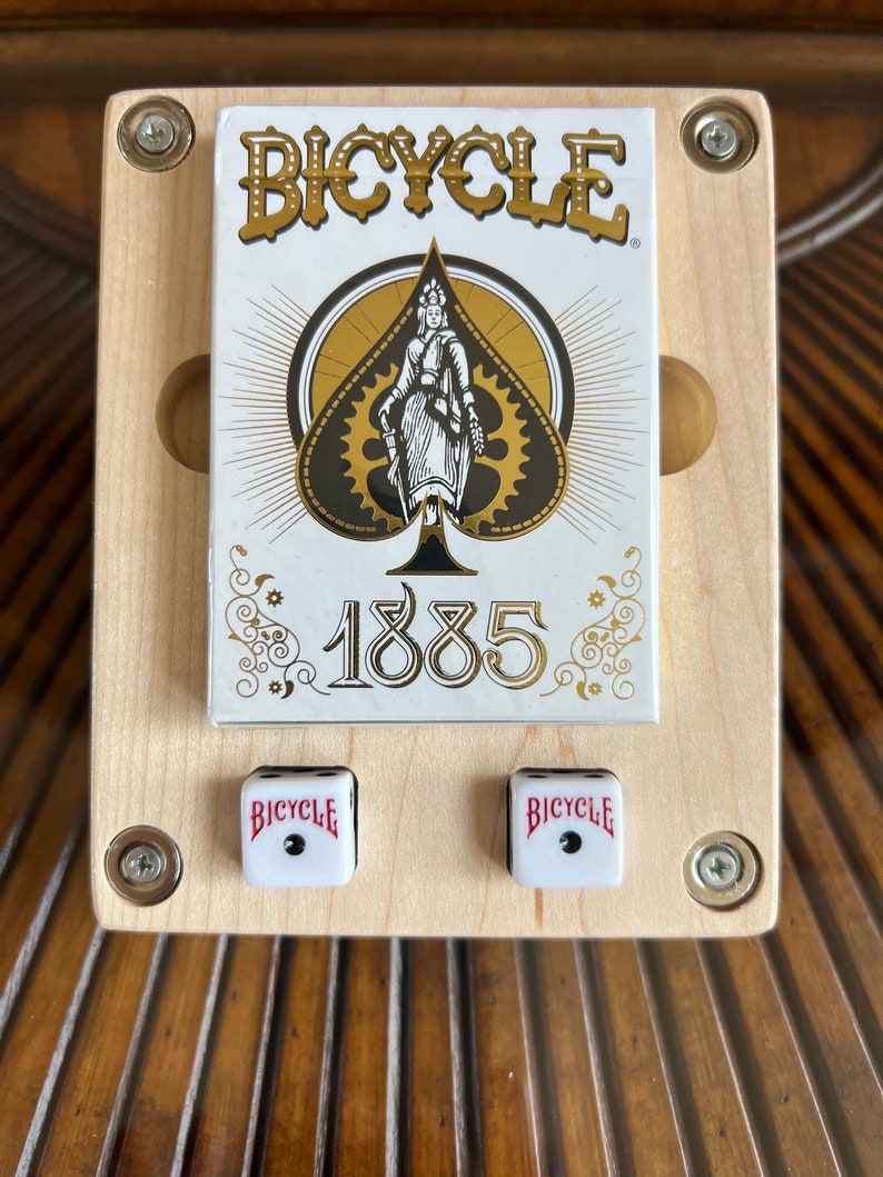 Magnetic Playing Card Box black/copper/gold/silver - Etsy