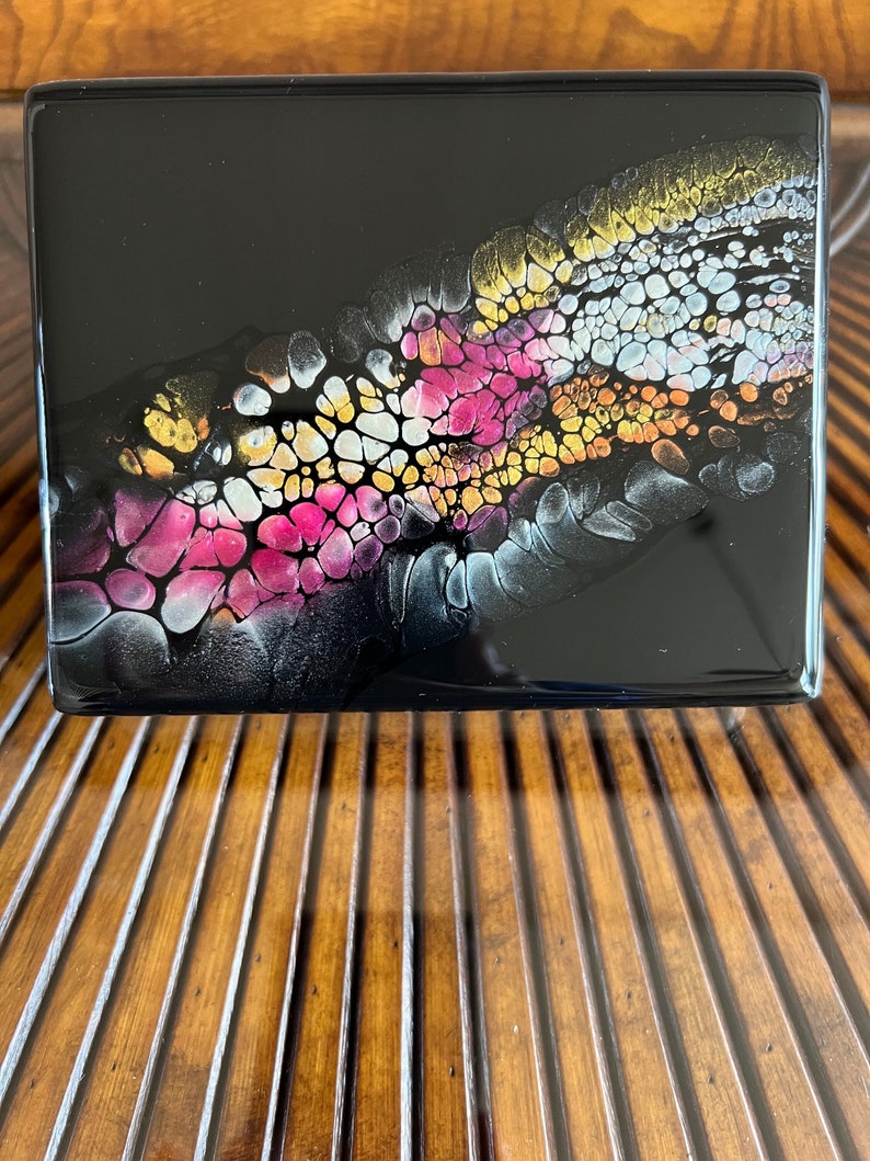 Magnetic Playing Card Box black/copper/gold/silver - Etsy