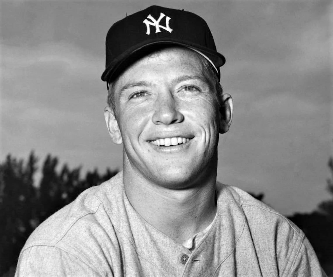 The Mick ...Mickey Mantle Beyond Stunning Headshot | Etsy