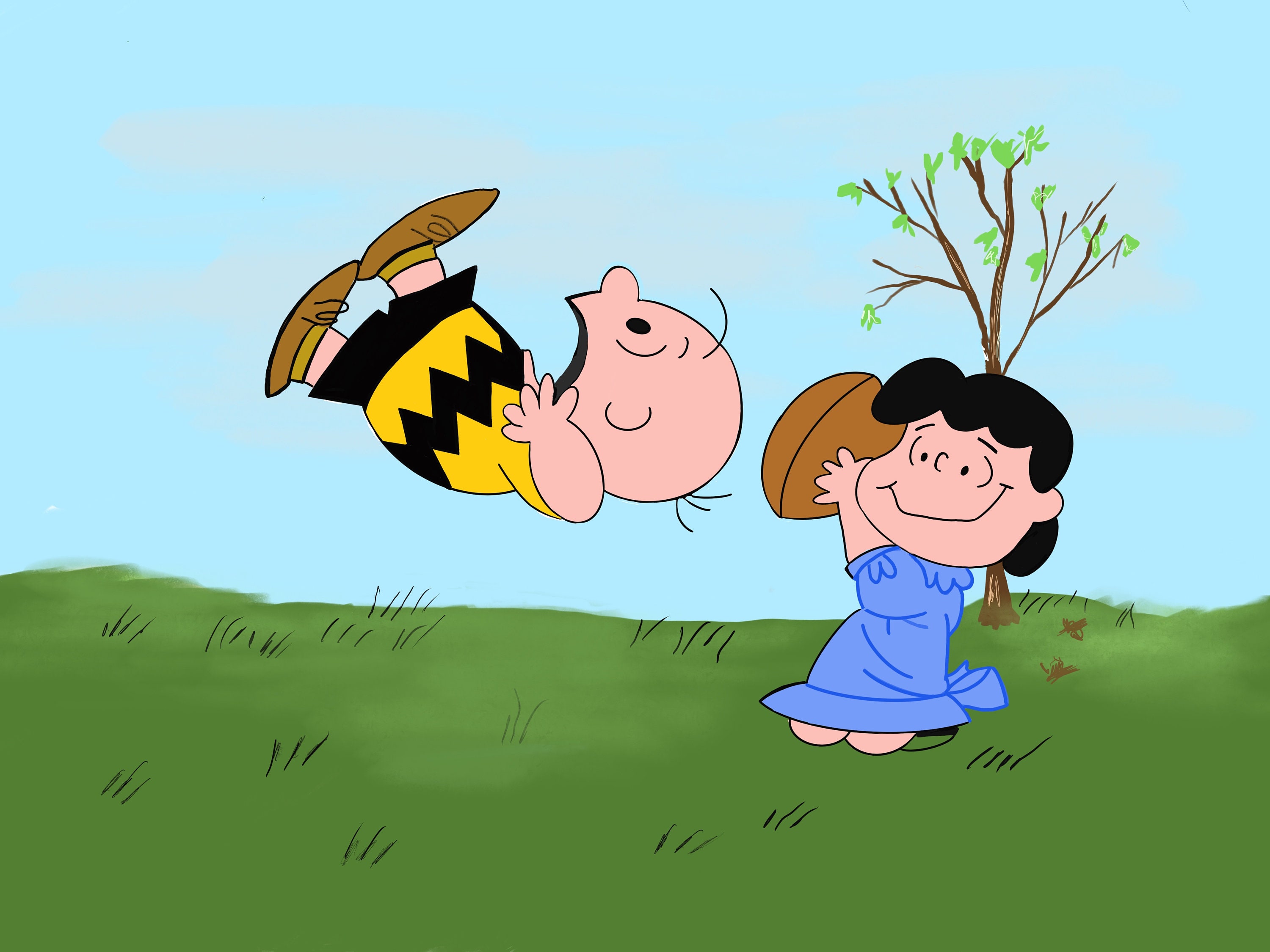Charlie Brown's Famous Missed Field Goal Poster Print | Etsy
