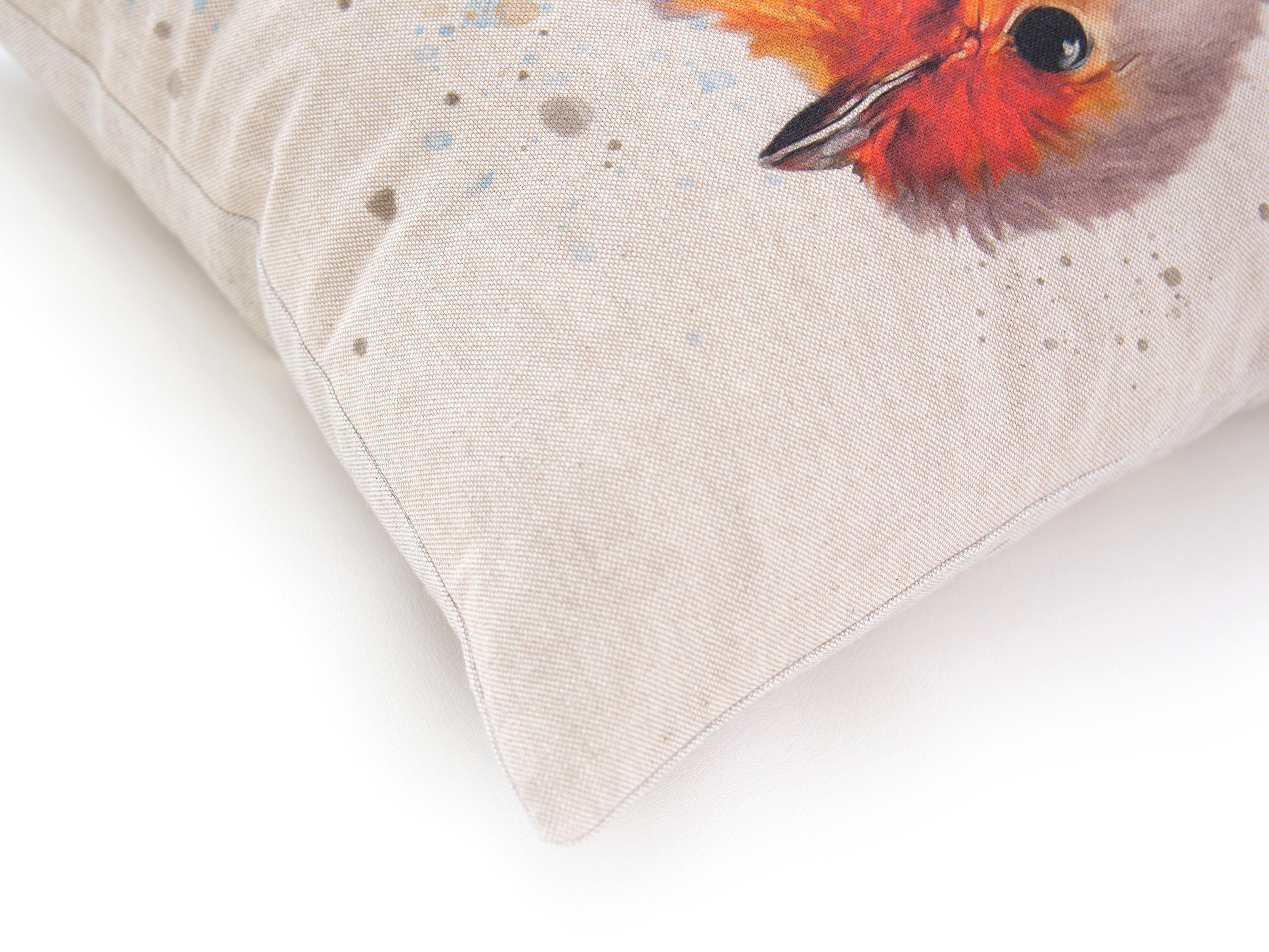 Robin Cushion or Cover Linen Look 17in 43cm to Fit 18in - Etsy UK