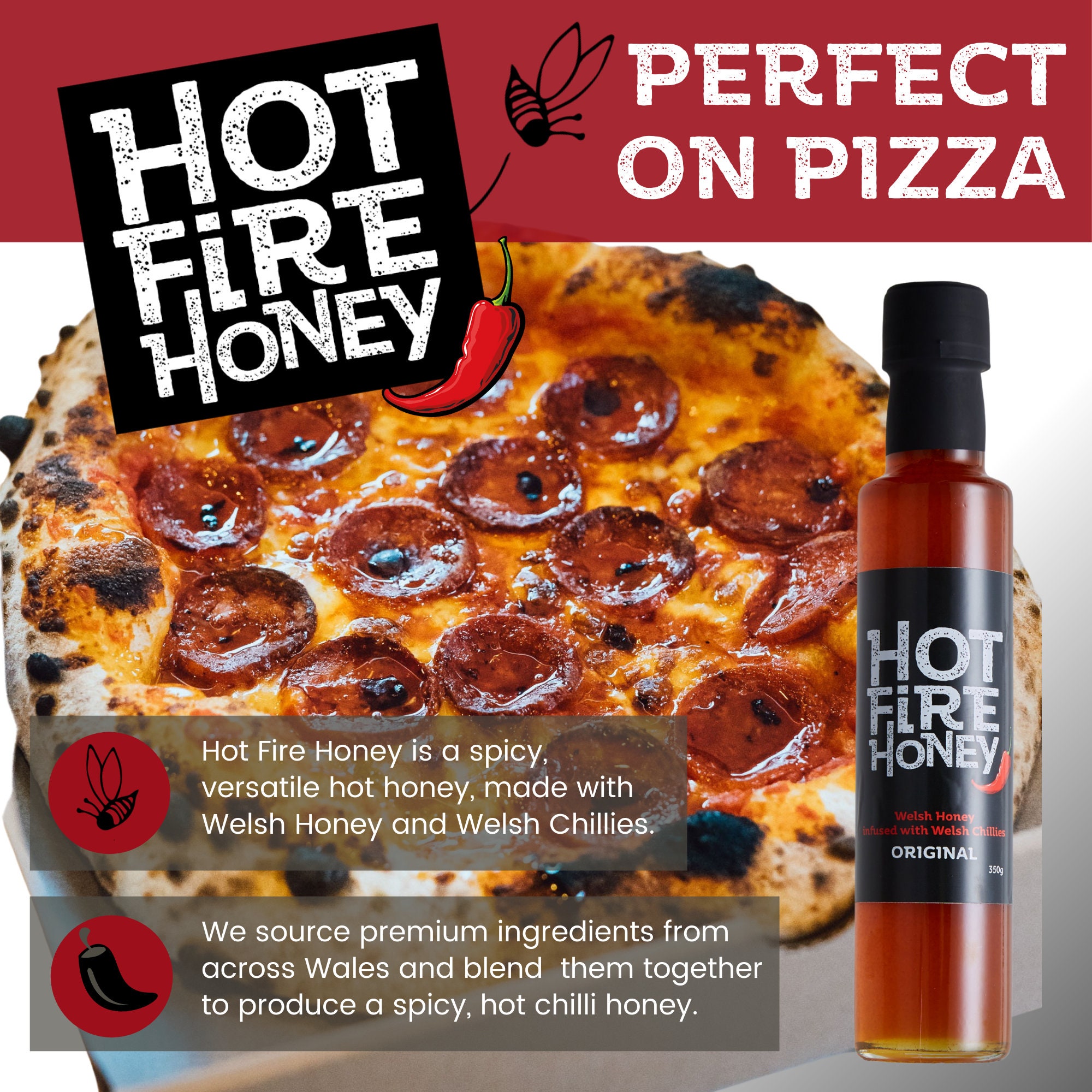 Hot Fire Honey 350g | Etsy
