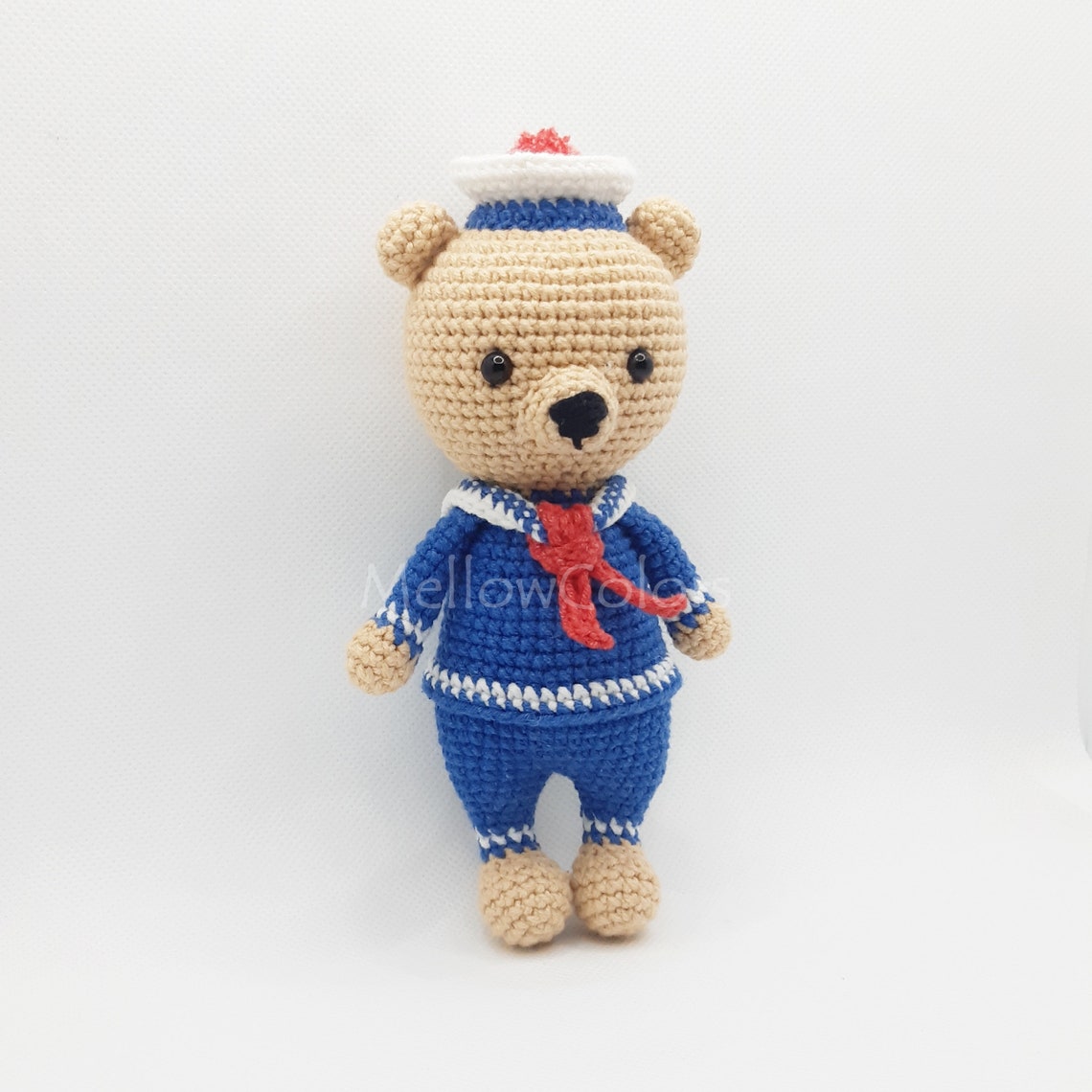 Amigurumi Crochet Pattern for Two Sailors Teddy Bears - Etsy