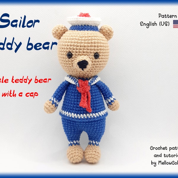Sailor Teddy Bear - Etsy