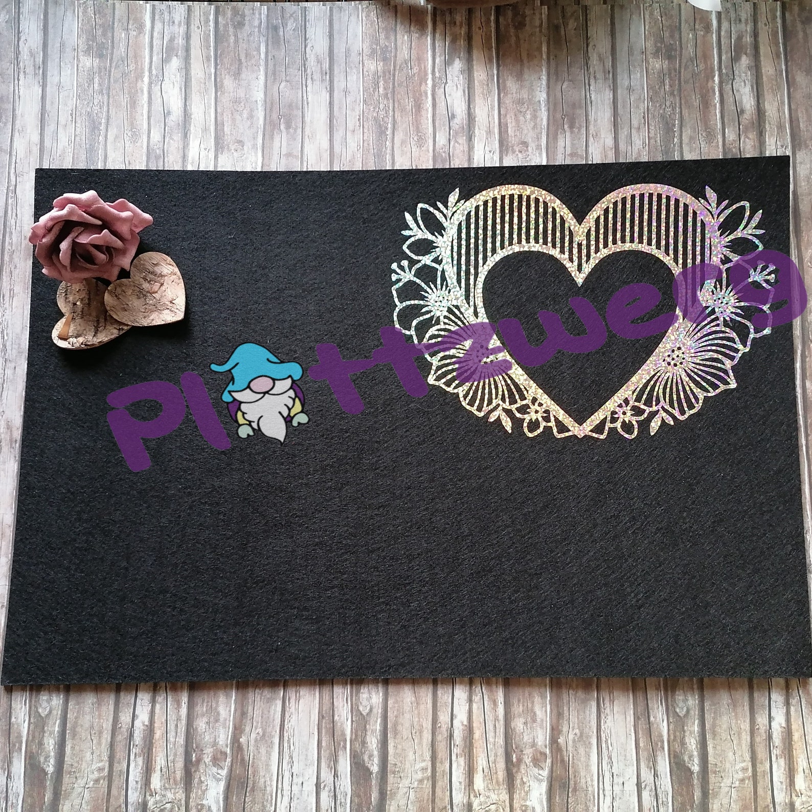 Plott File Heart No.5 SVG DXF PNG - Etsy