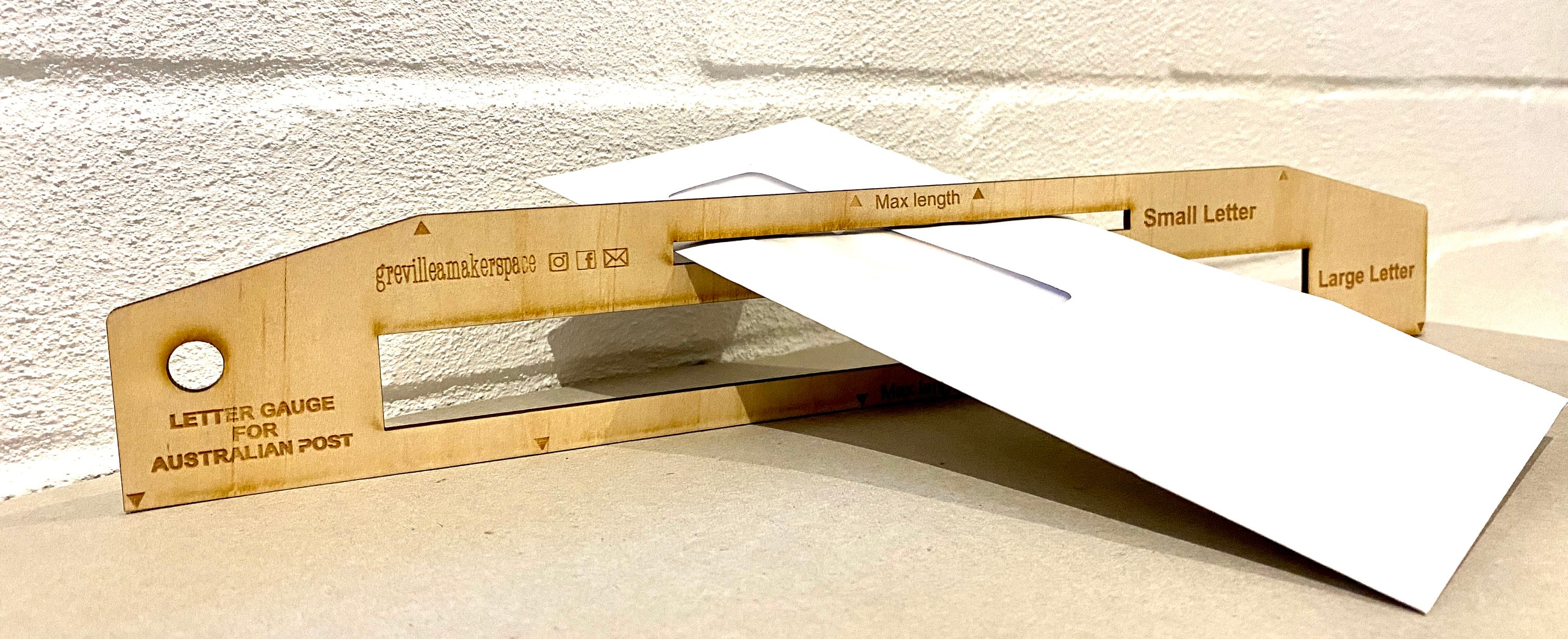 Australian Post Letter Gauge SVG AI File for Laser - Etsy