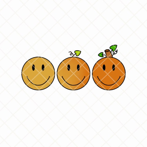 Halloween Smiley Face Pumpkin PNG Instant Download | Jack-o-latern Best ...
