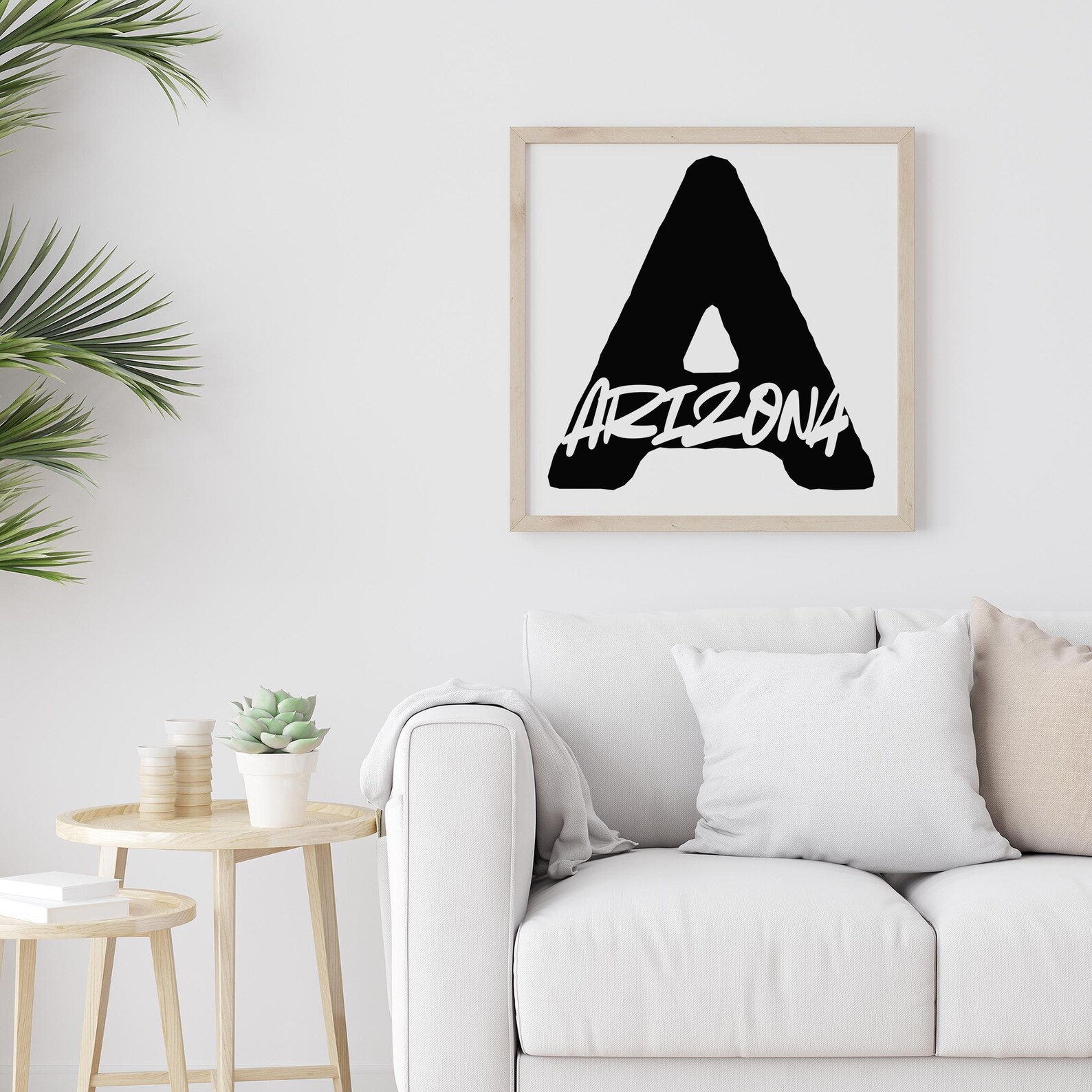 Arizona Printable Art | Bold Letter State Poster | Modern Arizona Wall ...