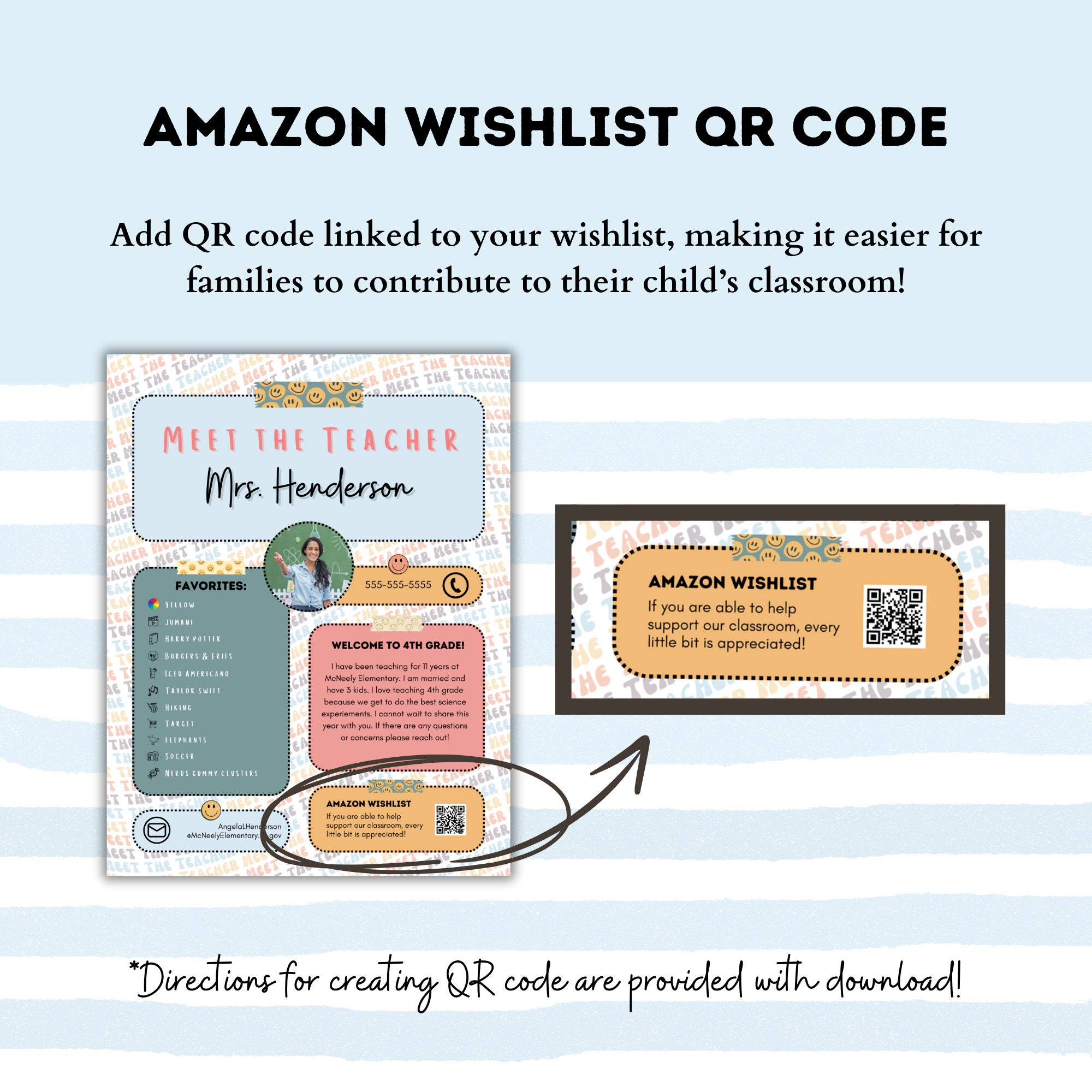 Meet the Teacher Template for Back to School Newsletter Retro Classroom ...
