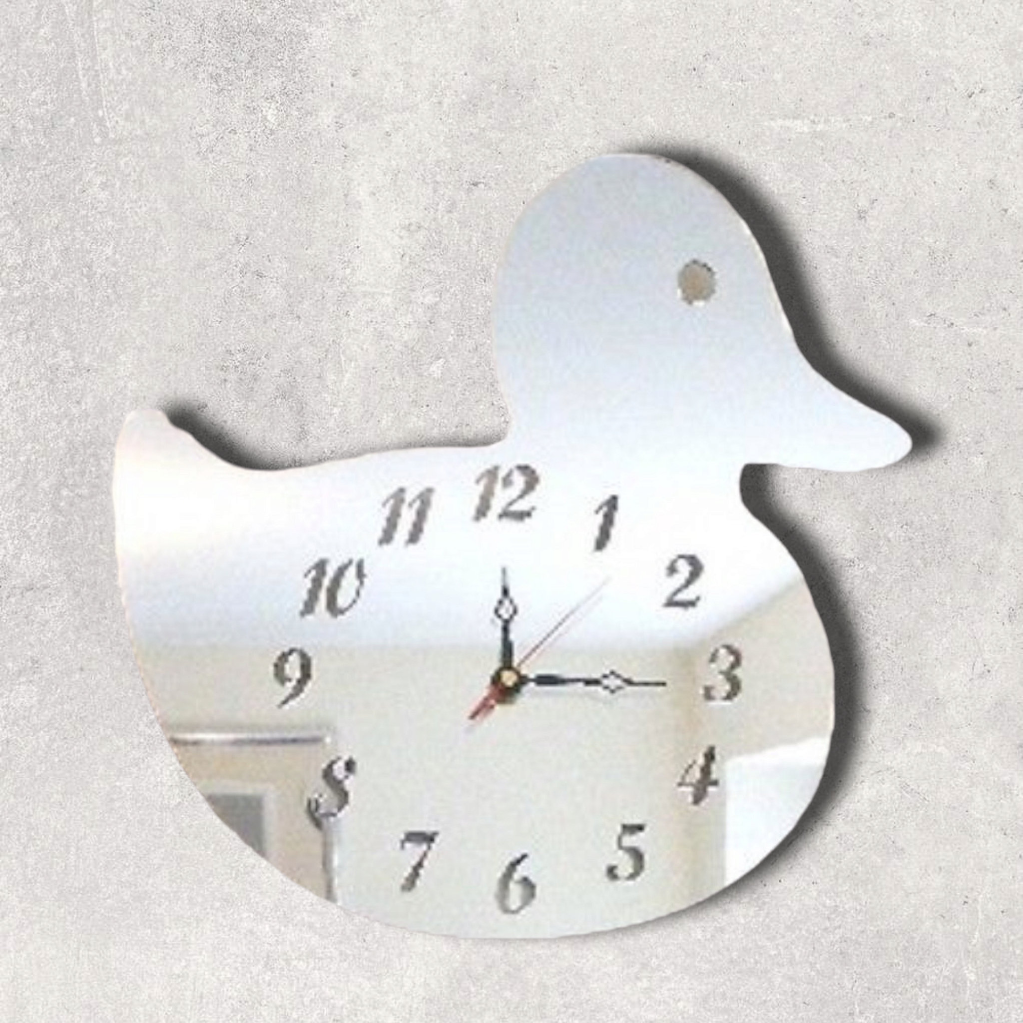 Rubber Duck Acrylic Clock Many Colours Available bespoke - Etsy
