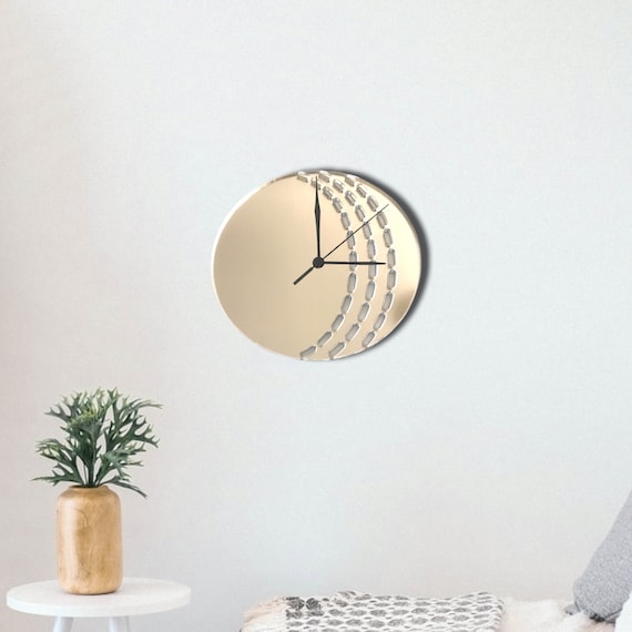 Cricket Ball Acrylic Clock Many Colours Available bespoke - Etsy