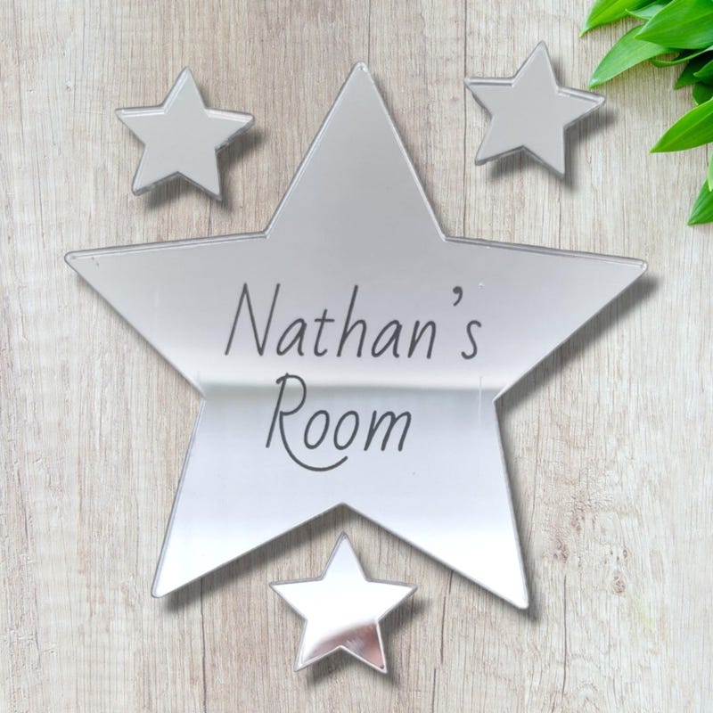 Star Shaped Custom Signs - Etsy UK