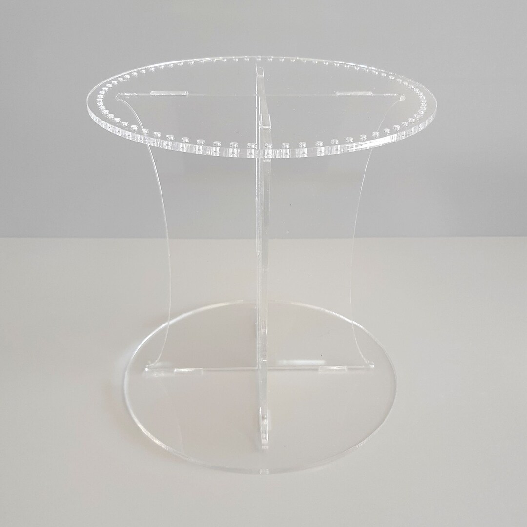 Acrylic Cake Stand for Use With Crystal Beads crystals Not - Etsy