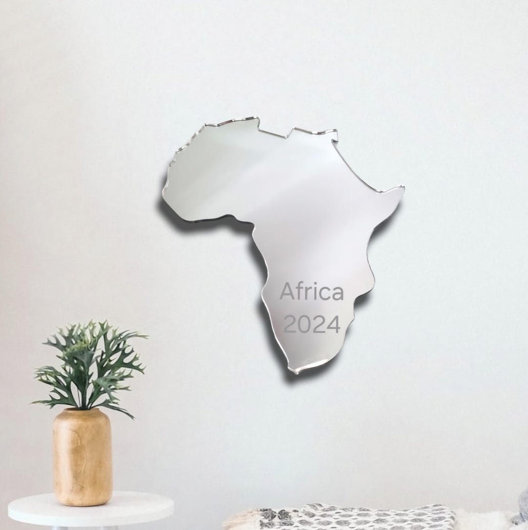 Africa Large Acrylic Mirror Wall Art Many Size/colour Options ...
