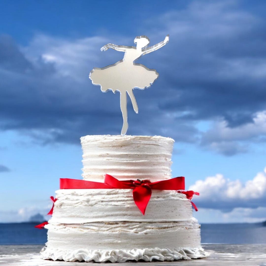 Dancing Ballerina Shaped Cake Toppers, Colours, Custom Shapes, Sizes ...