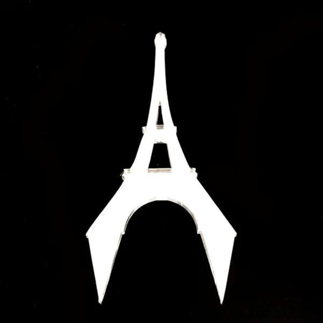 Eiffel Tower Cake Toppers, Colours, Bespoke Shapes & Customised Wording ...