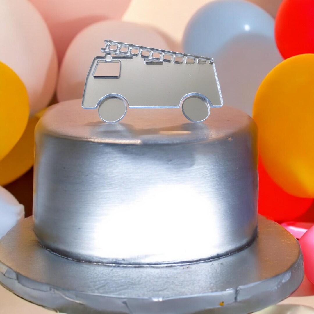 Fire Engine Shaped Cake Toppers, Colours, Custom Shapes, Sizes ...