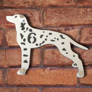 Dalmatian Dog House Number Acrylic Sign Many Colours - Etsy