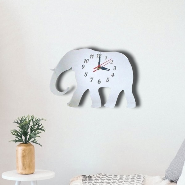 Elephant Clock - Etsy