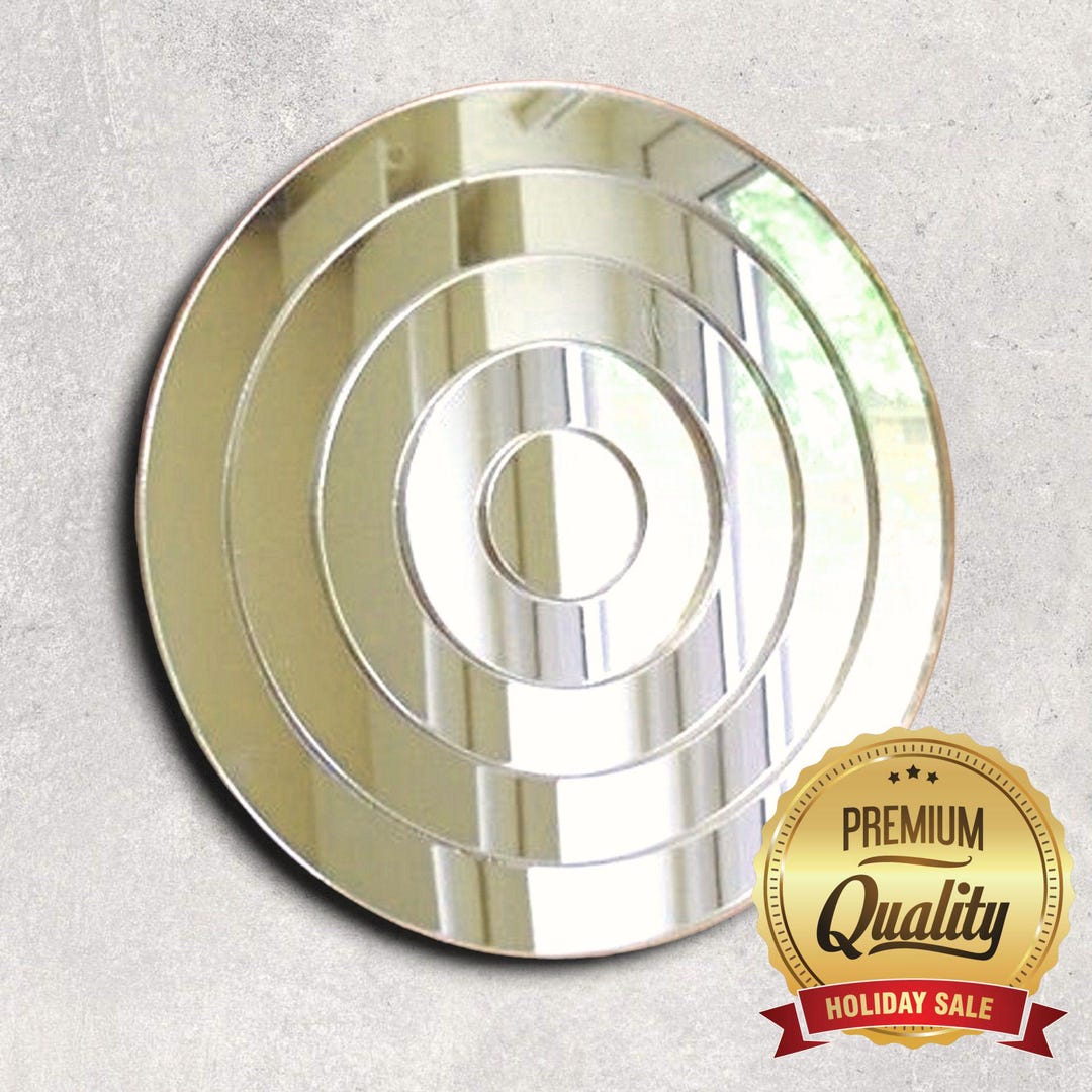 Infinity Circle Acrylic Mirror Wall Art - (custom Sizes, Shapes and ...