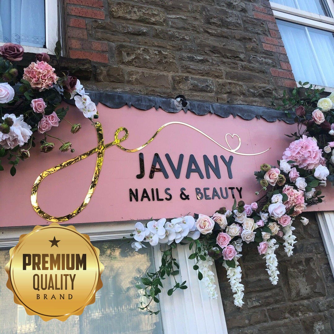 Bespoke Floating Mirrored Signs for Homes, Offices & Shops - Price per ...