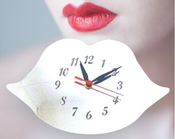 Lips Clock - Etsy UK