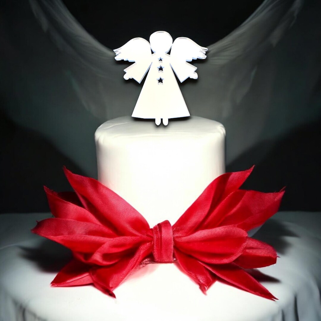 Angel Stars Cake Toppers, Colours, Custom Shapes, Sizes & Engraving - Etsy
