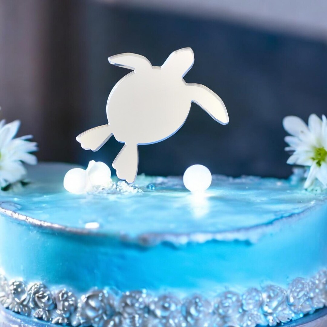 Turtle Cake Toppers, Colours, Custom Shapes & Engraving - Etsy