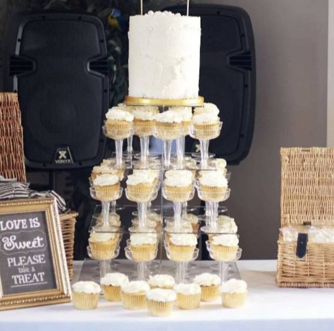 Multi Tier Deserts Wedding Cake Stands Bespoke Made, Square or Round ...